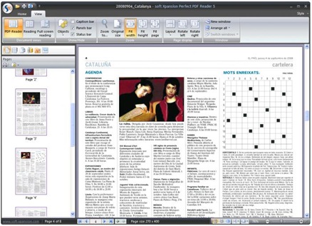 Visor de documentos PDF gratis: Perfect Reader 5 - Nestavista